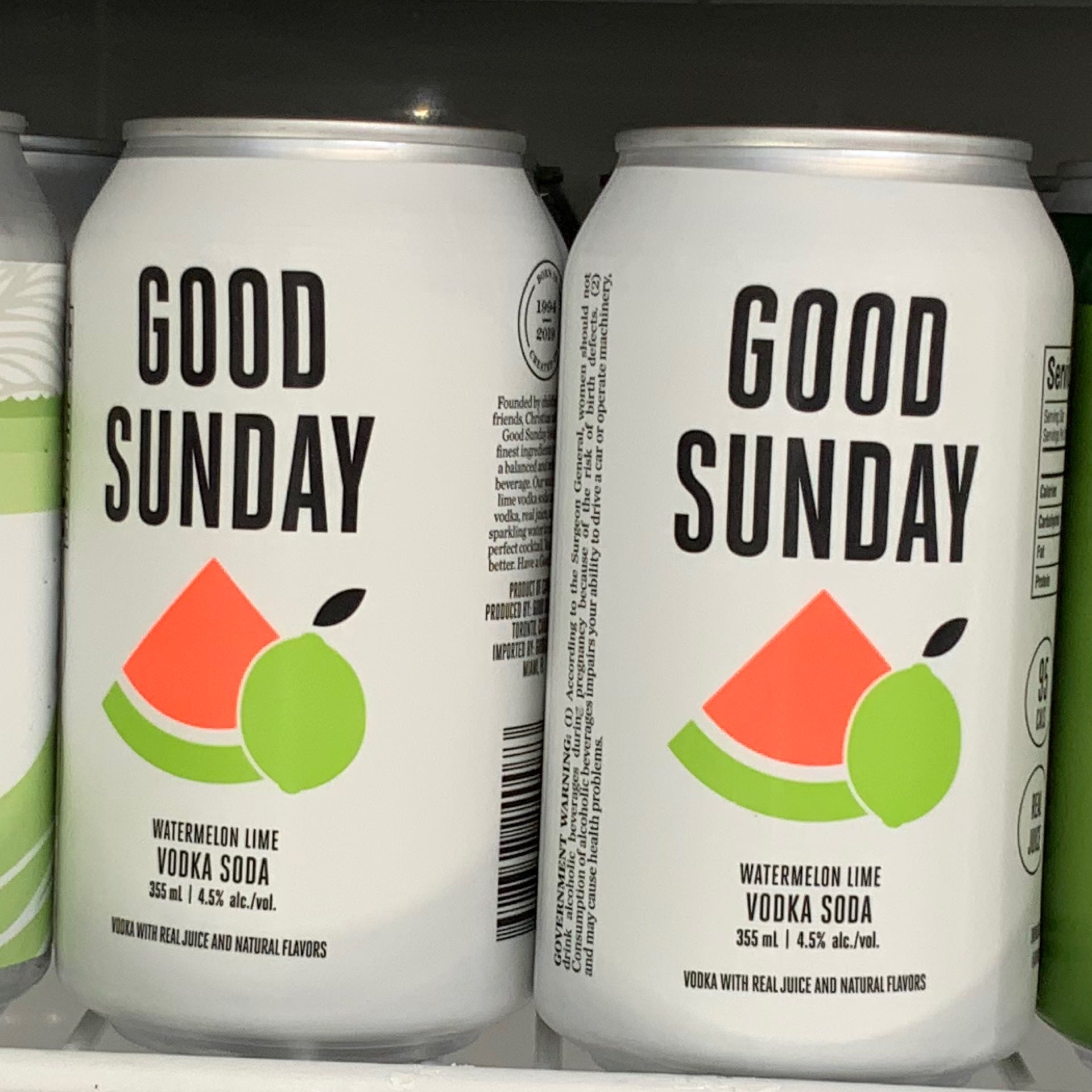 Good Sunday Watermelon Lime Vodka 12oz